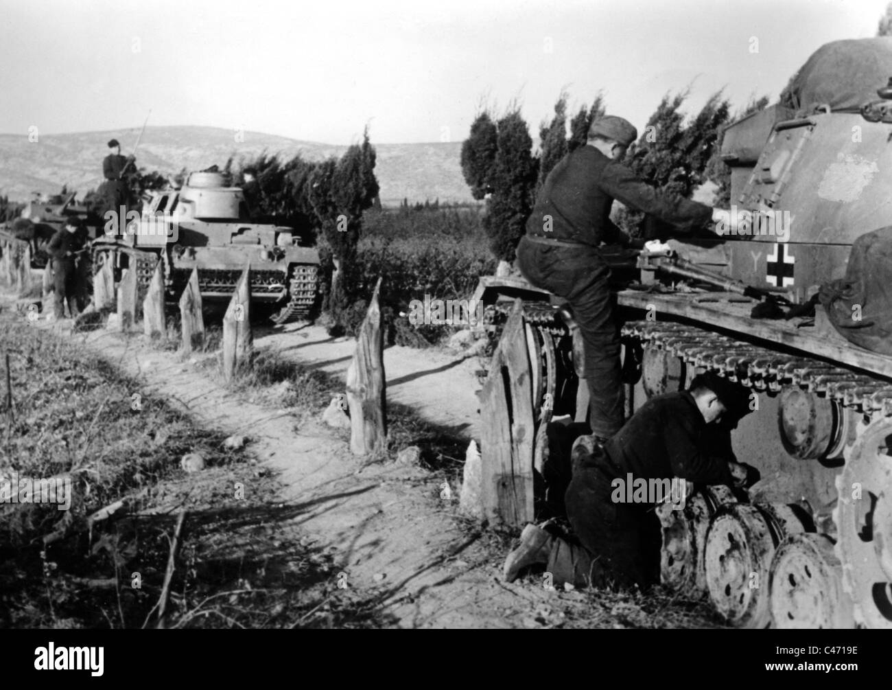 Second World War: Western Front. Invasion of Axis troops in Southern ...