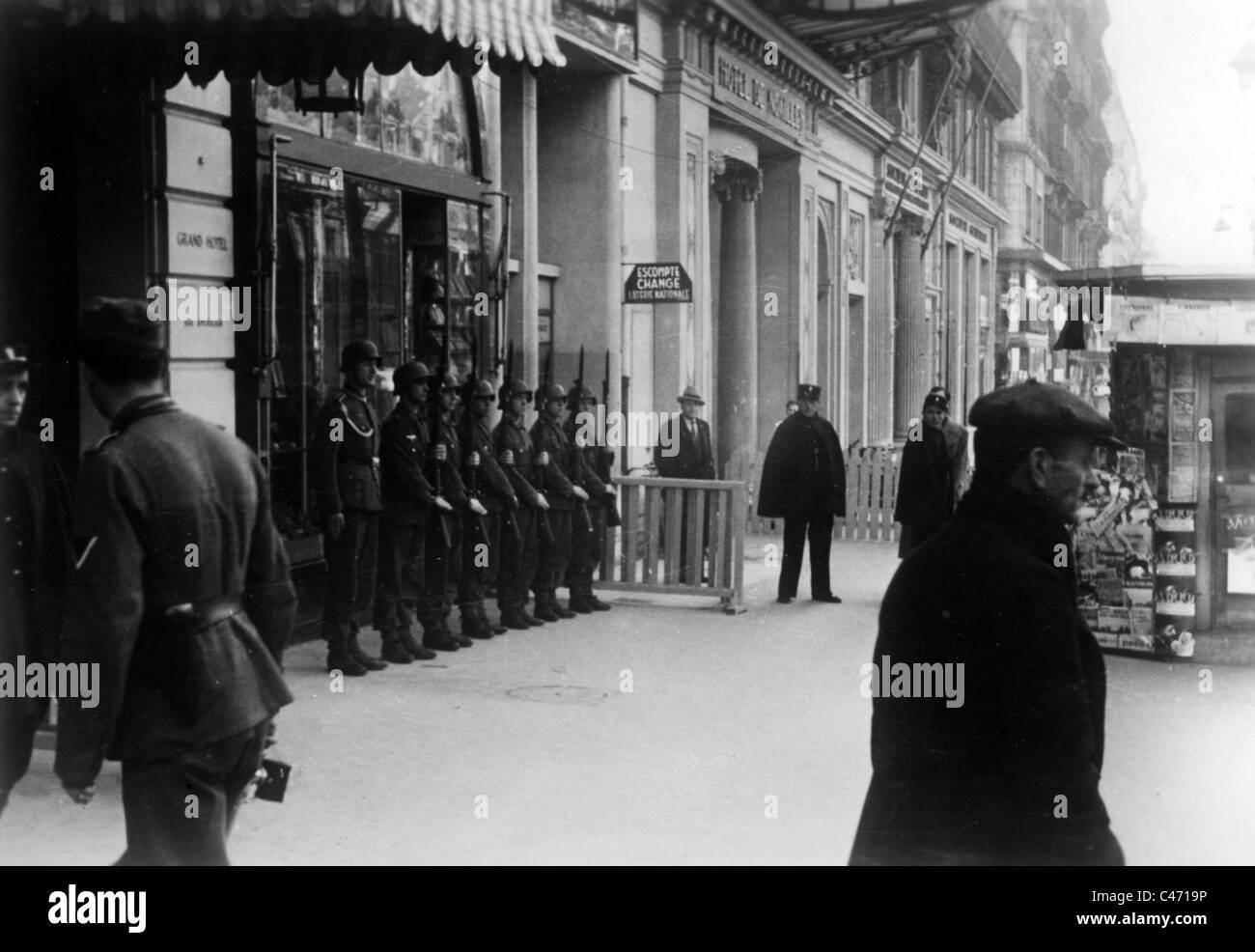 Second World War: Western Front. Invasion of Axis troops in Southern ...