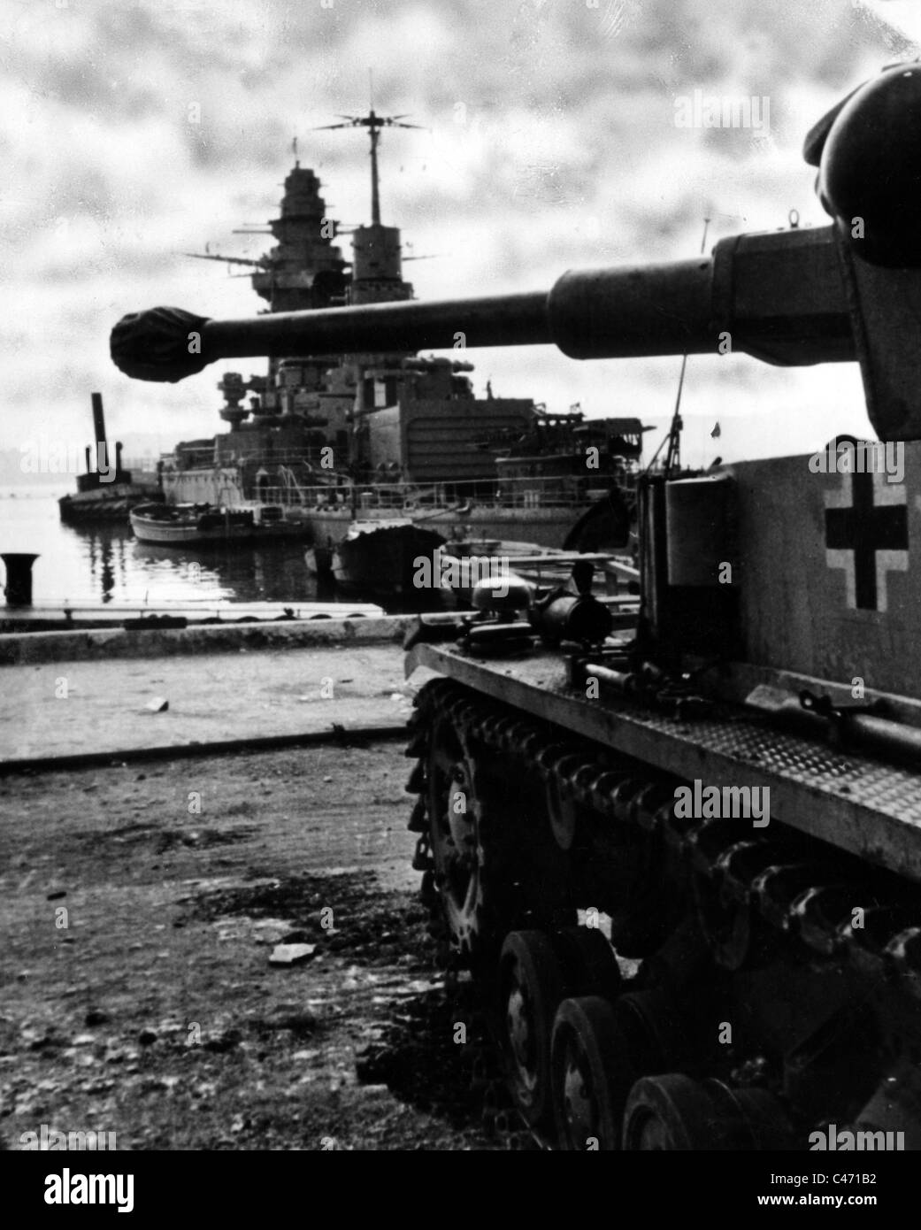 Second World War: Western Front. Invasion of Axis troops in Southern ...