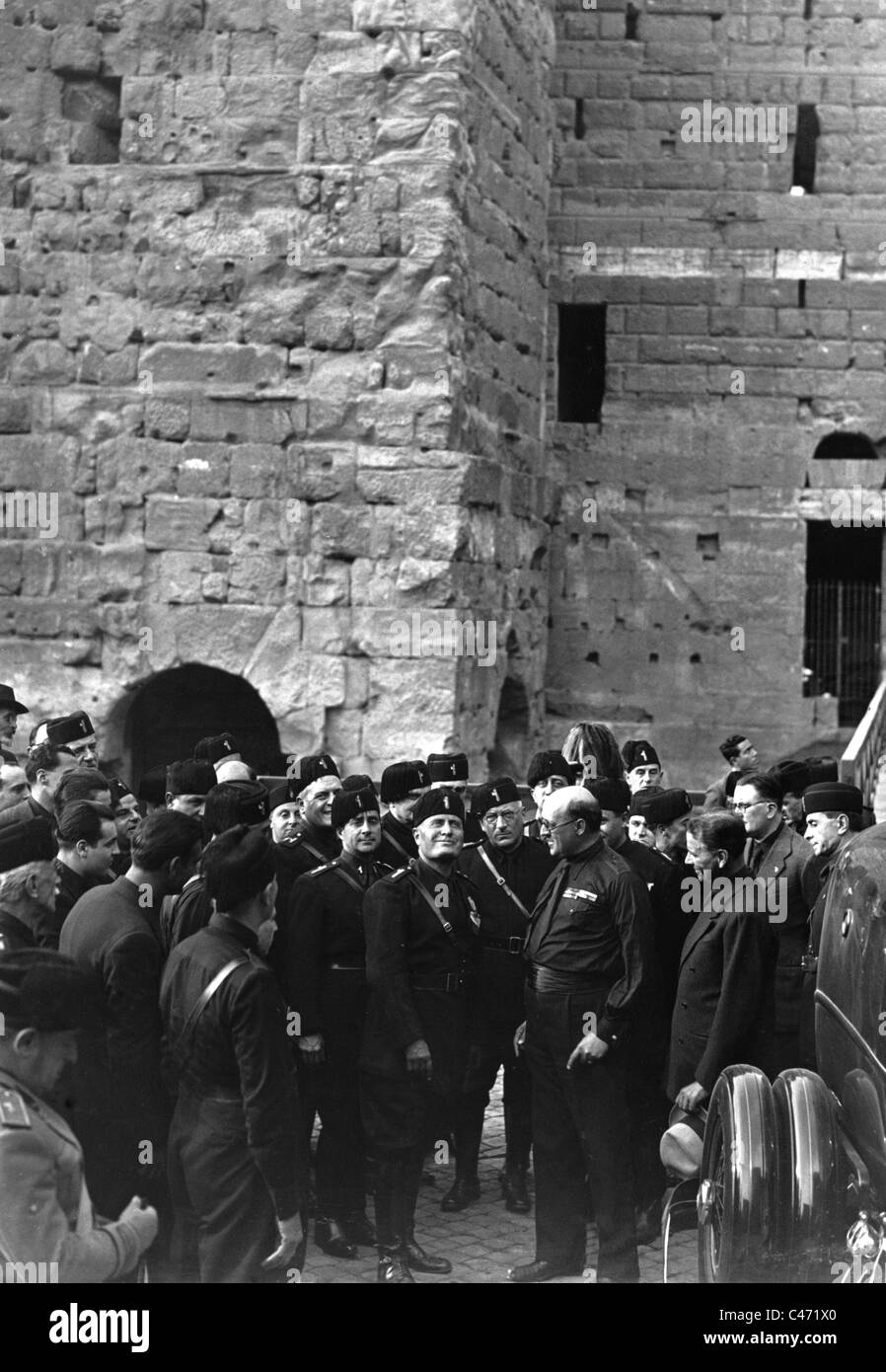 Mussolini 1933 Black and White Stock Photos & Images - Alamy