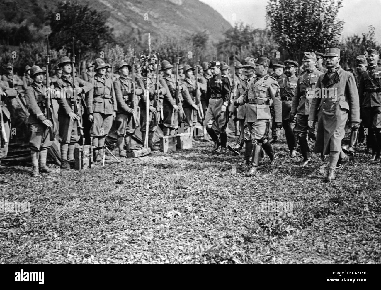 Mussolini 1933 Black and White Stock Photos & Images - Alamy