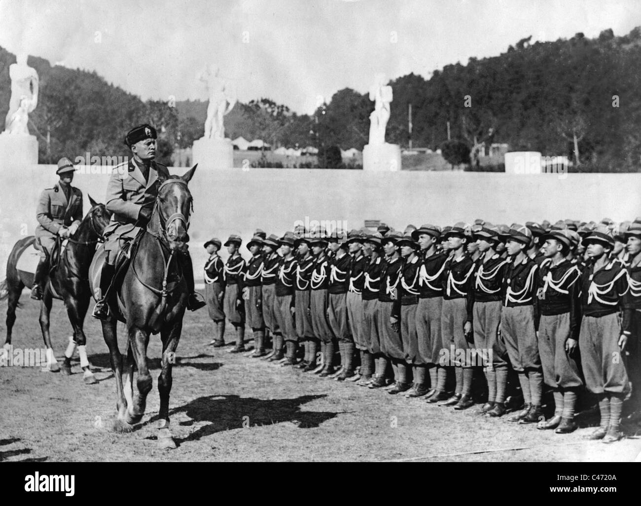 Mussolini 1933 Black and White Stock Photos & Images - Alamy