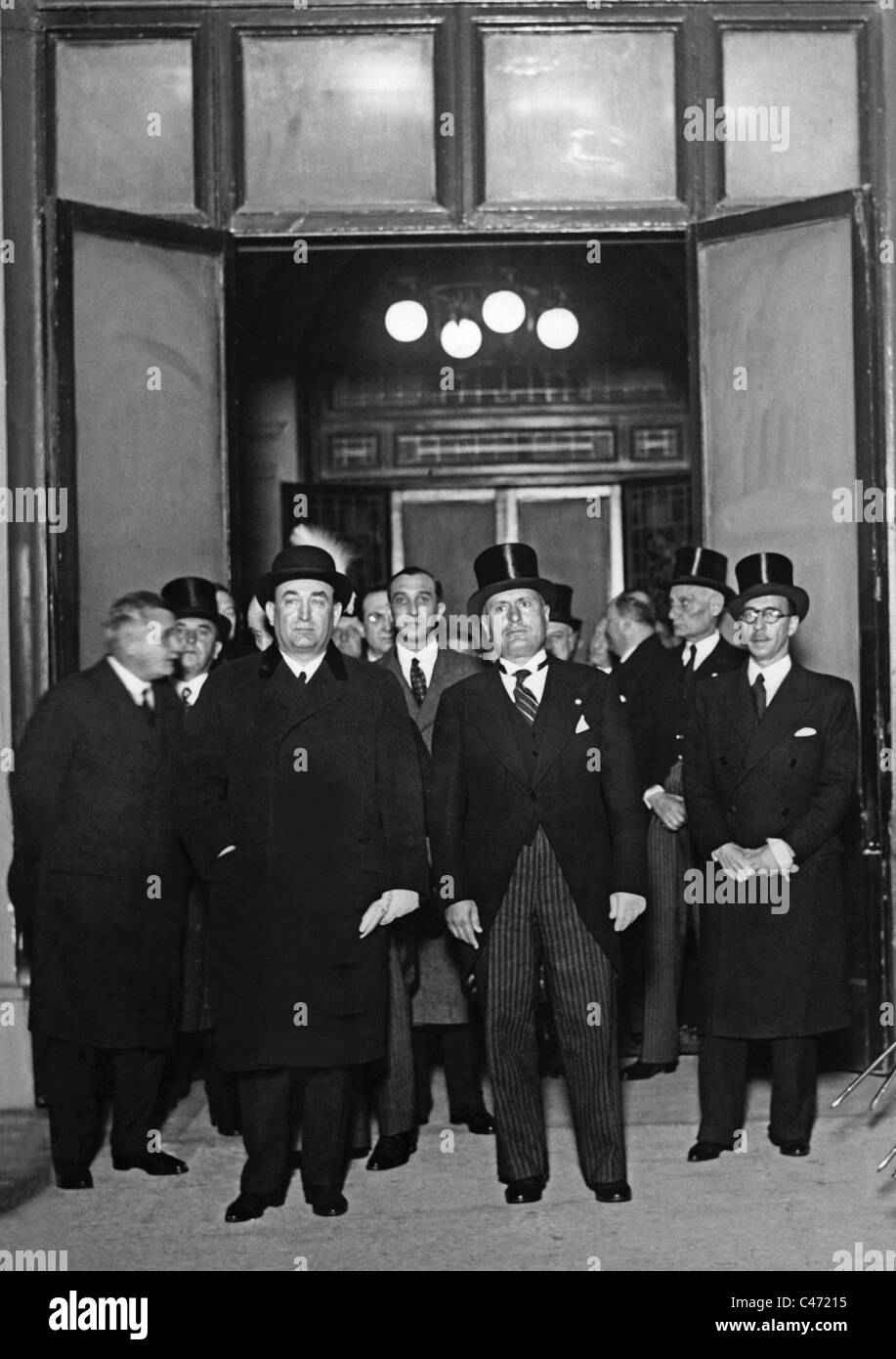 Mussolini 1933 Black and White Stock Photos & Images - Alamy