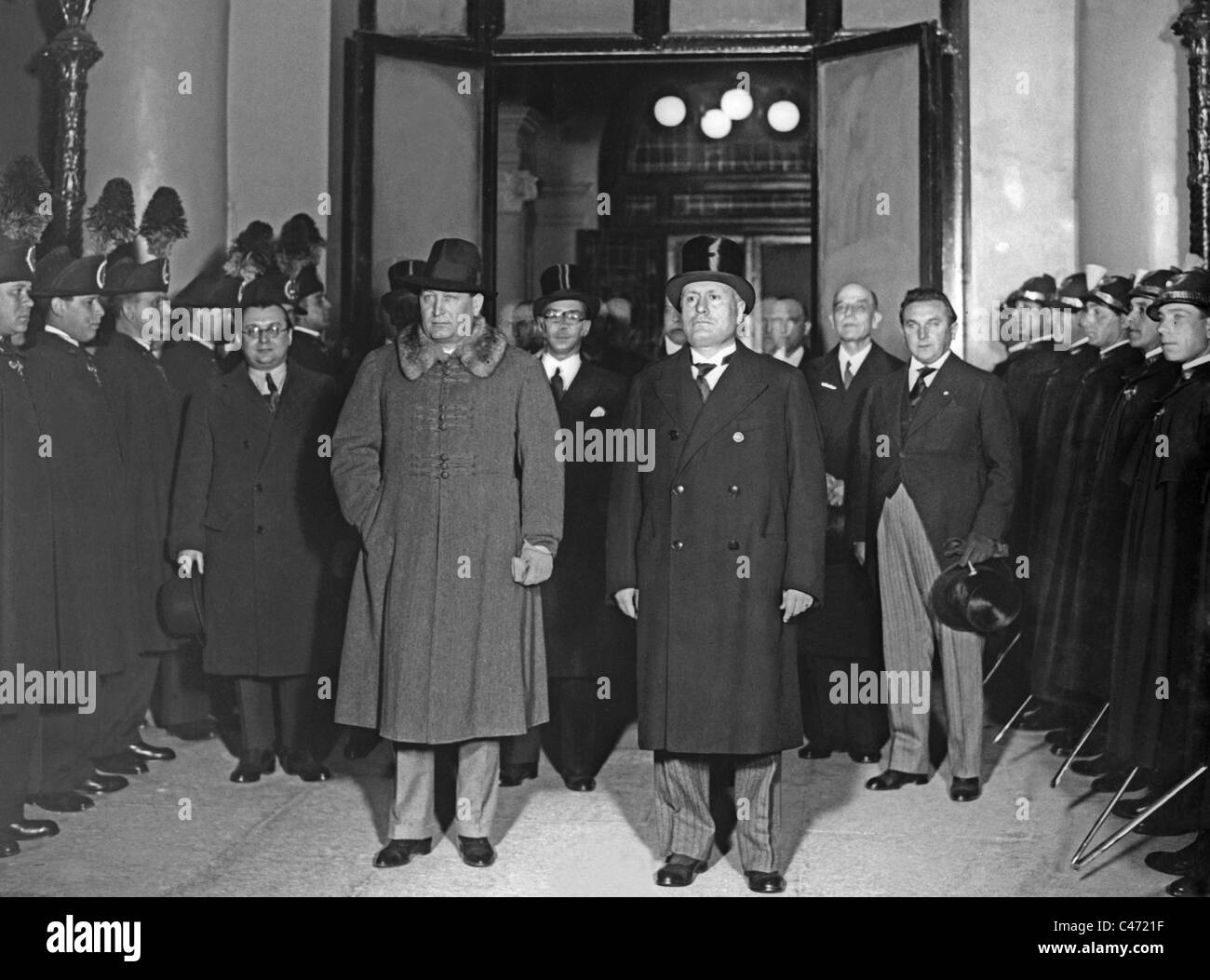 Mussolini 1933 Black and White Stock Photos & Images - Alamy