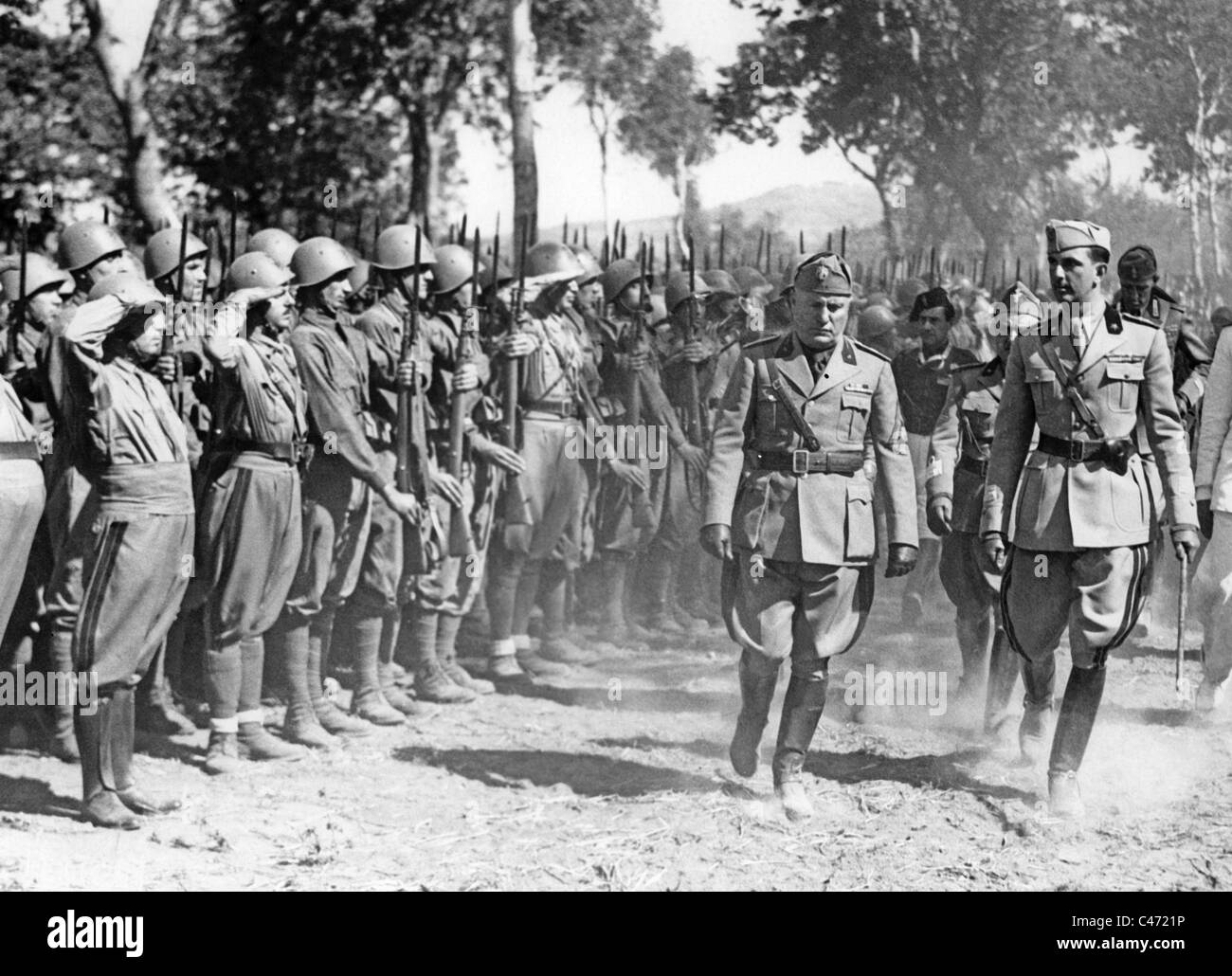 Mussolini 1933 Black and White Stock Photos & Images - Alamy