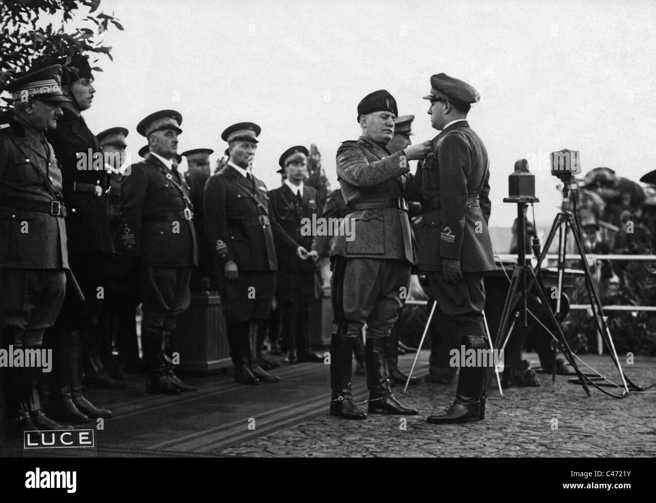Mussolini 1933 Black and White Stock Photos & Images - Alamy