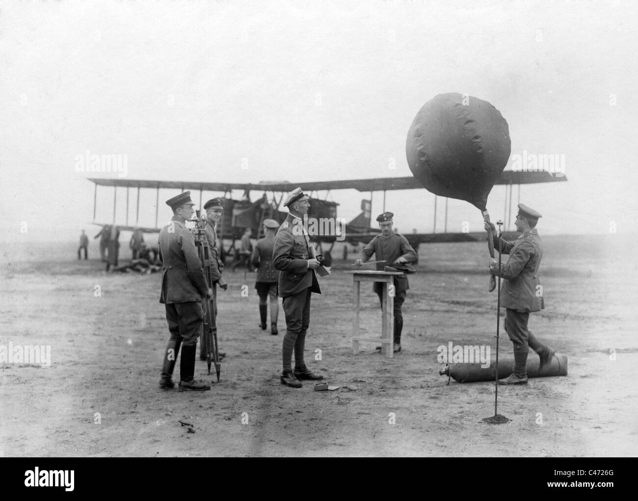 German bomber, 1917 Stock Photo - Alamy