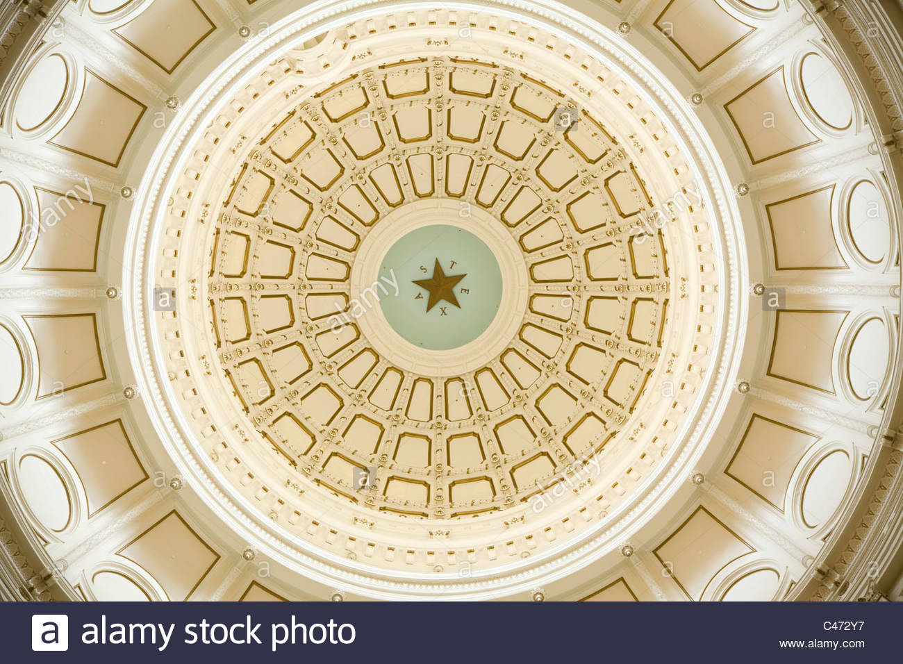 Texas State Capitol Building Interior High Resolution Stock Photography ...
