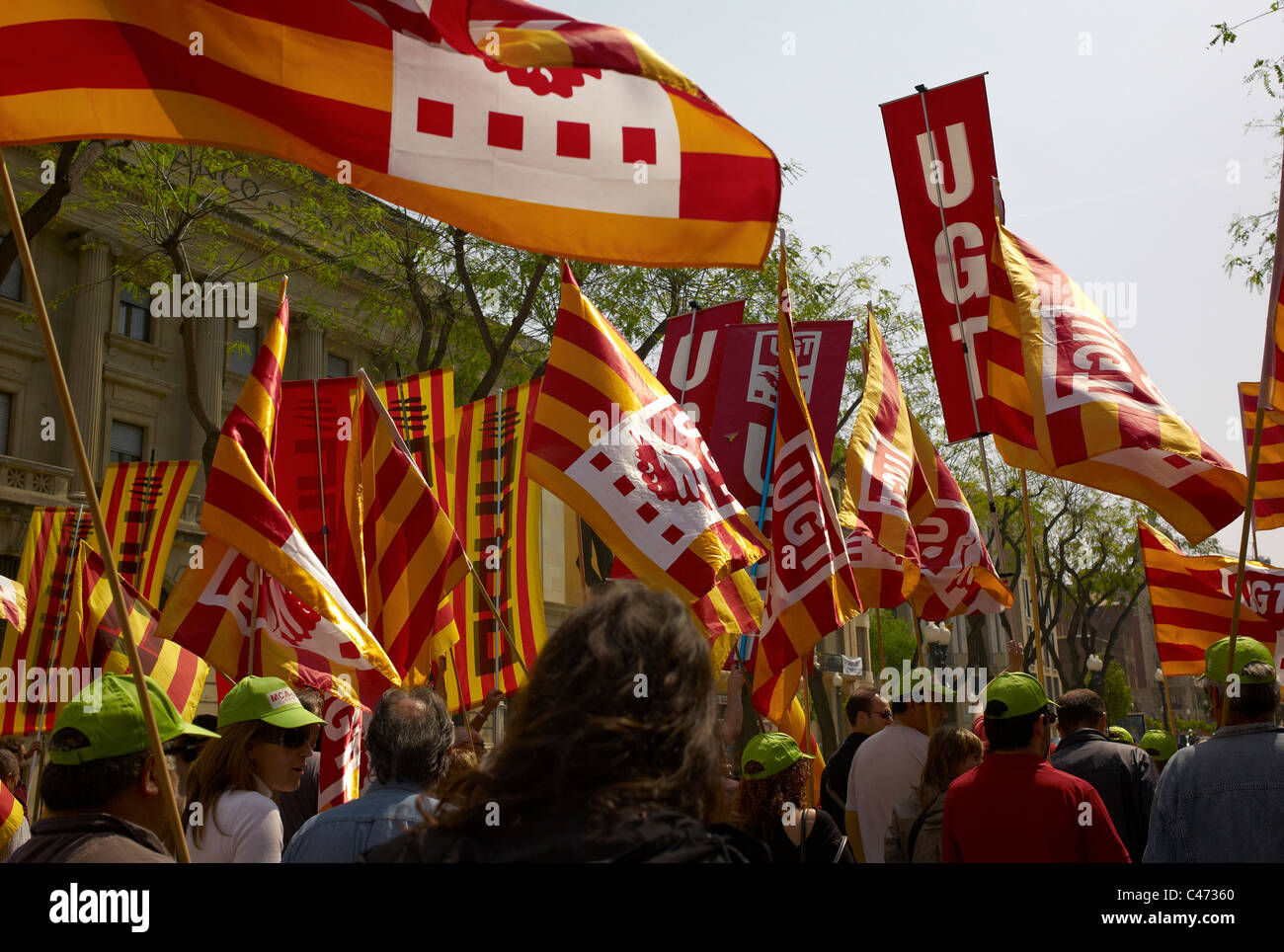 Day of The Workers, 1st of May, Spain Stock Photo - Alamy