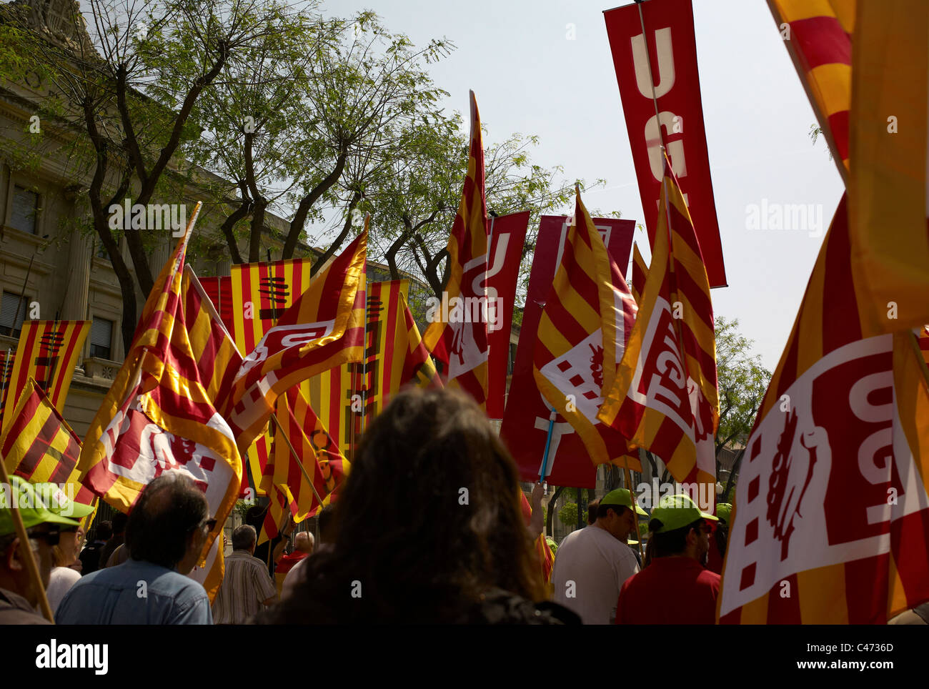 Day of The Workers, 1st of May, Spain Stock Photo - Alamy