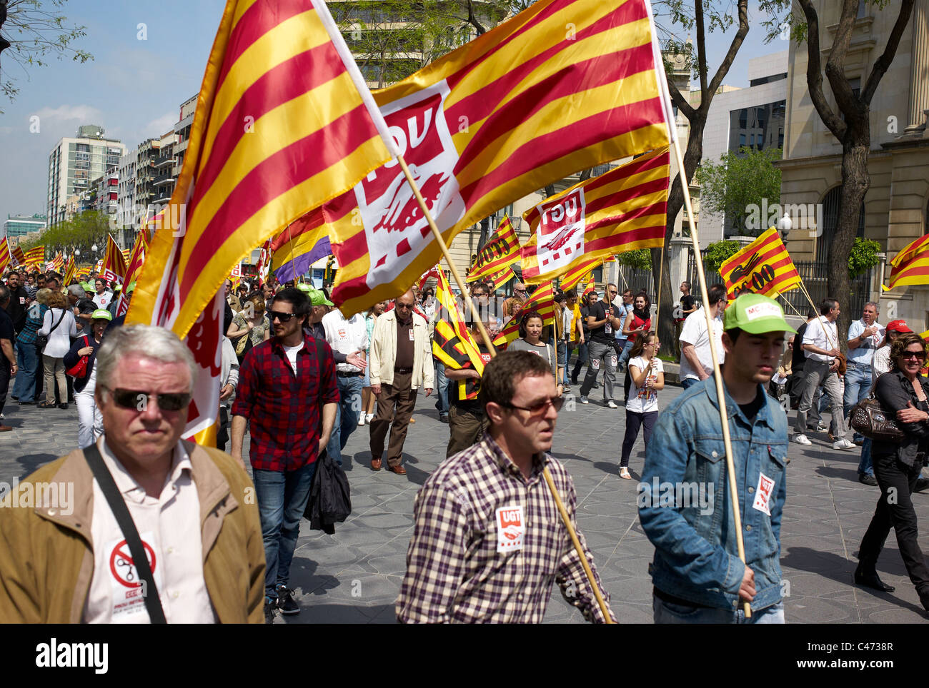 Day of The Workers, 1st of May, Spain Stock Photo - Alamy