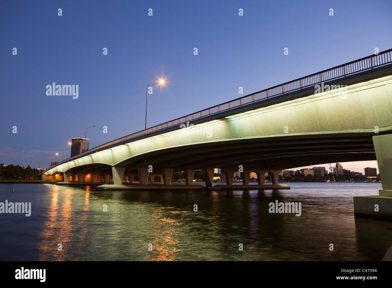 The Narrow Bridge over Swan River. Perth, Western Australia, Australia ...