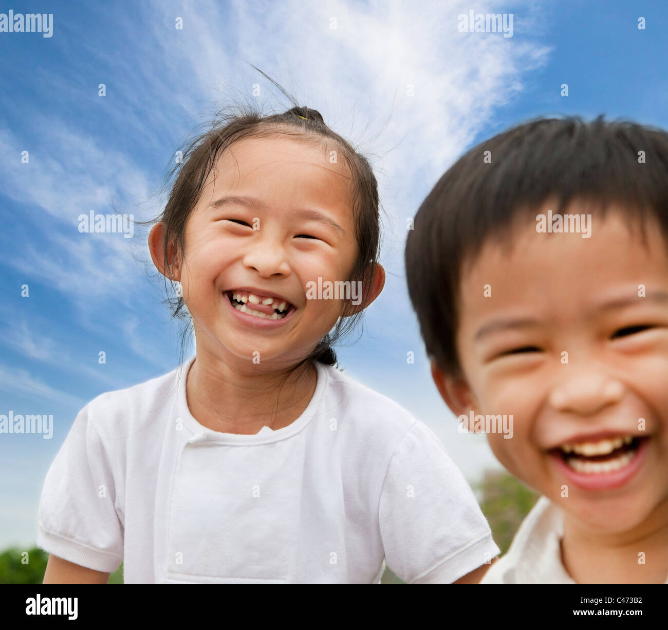 happy asian kids Stock Photo - Alamy