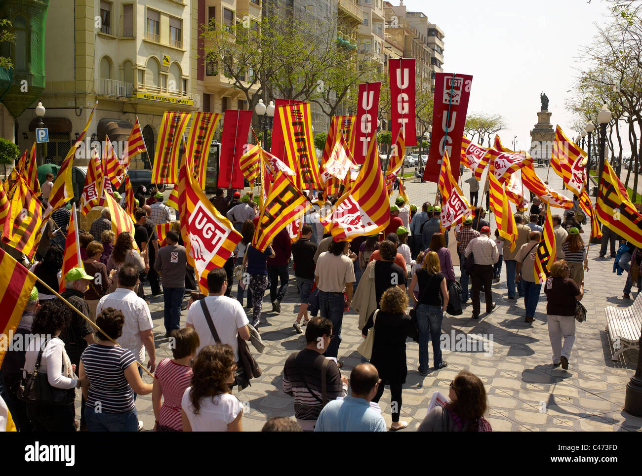 Day of The Workers, 1st of May, Spain Stock Photo - Alamy
