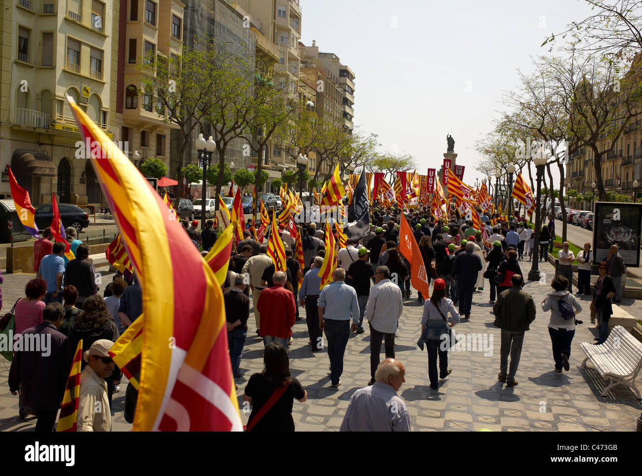 Day of The Workers, 1st of May, Spain Stock Photo - Alamy