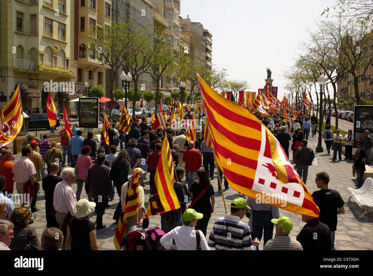 Day of The Workers, 1st of May, Spain Stock Photo - Alamy
