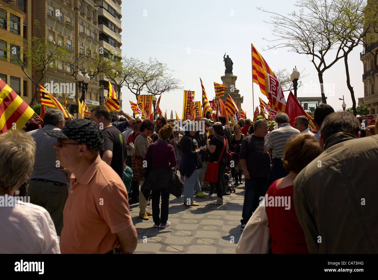 Day of The Workers, 1st of May, Spain Stock Photo - Alamy
