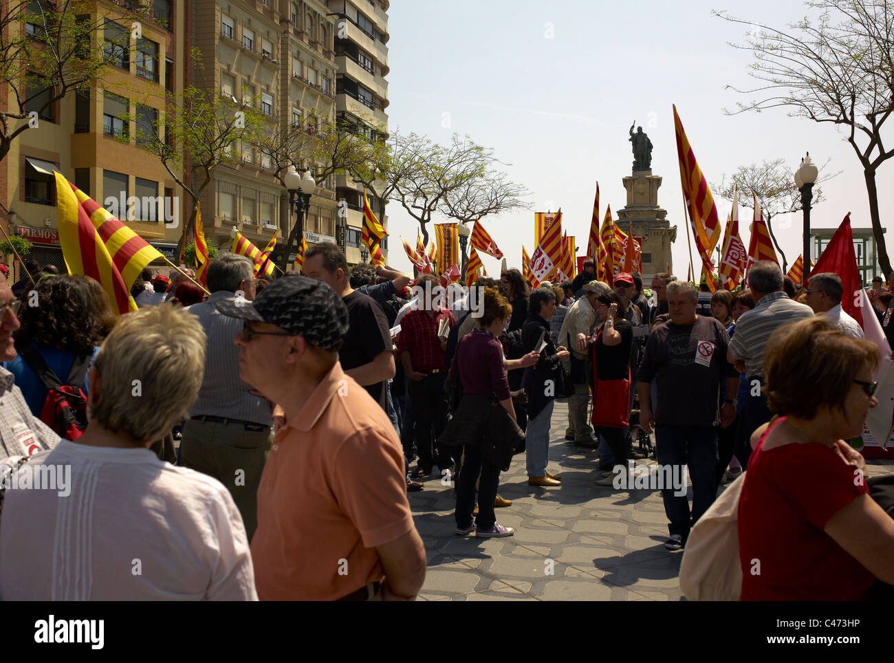 Day of The Workers, 1st of May, Spain Stock Photo - Alamy