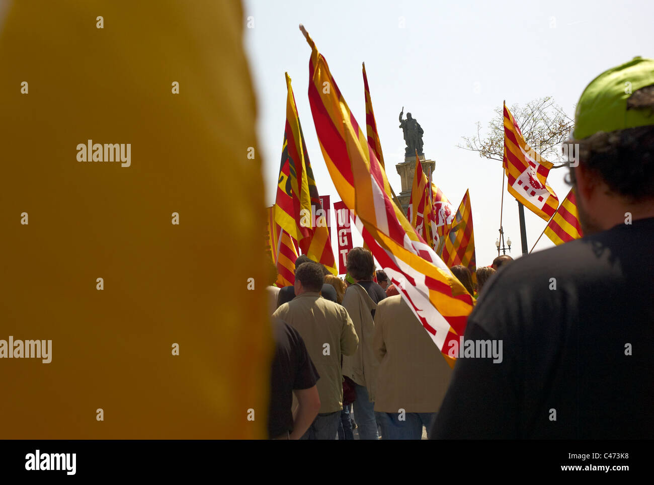 Day of The Workers, 1st of May, Spain Stock Photo - Alamy