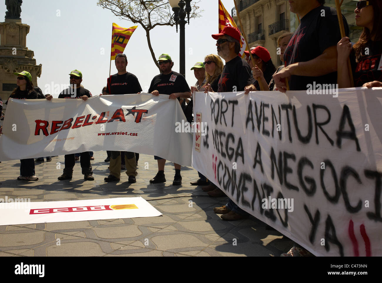 Day of The Workers, 1st of May, Spain Stock Photo - Alamy