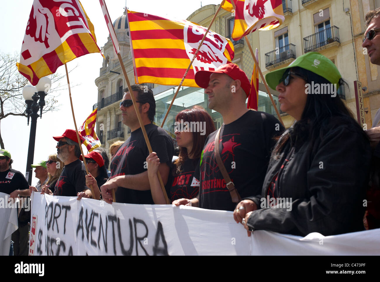 Day of The Workers, 1st of May, Spain Stock Photo - Alamy