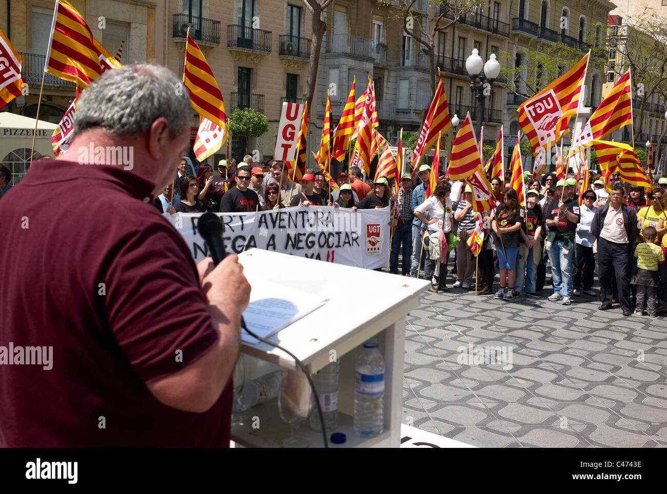 Day of The Workers, 1st of May, Spain Stock Photo - Alamy