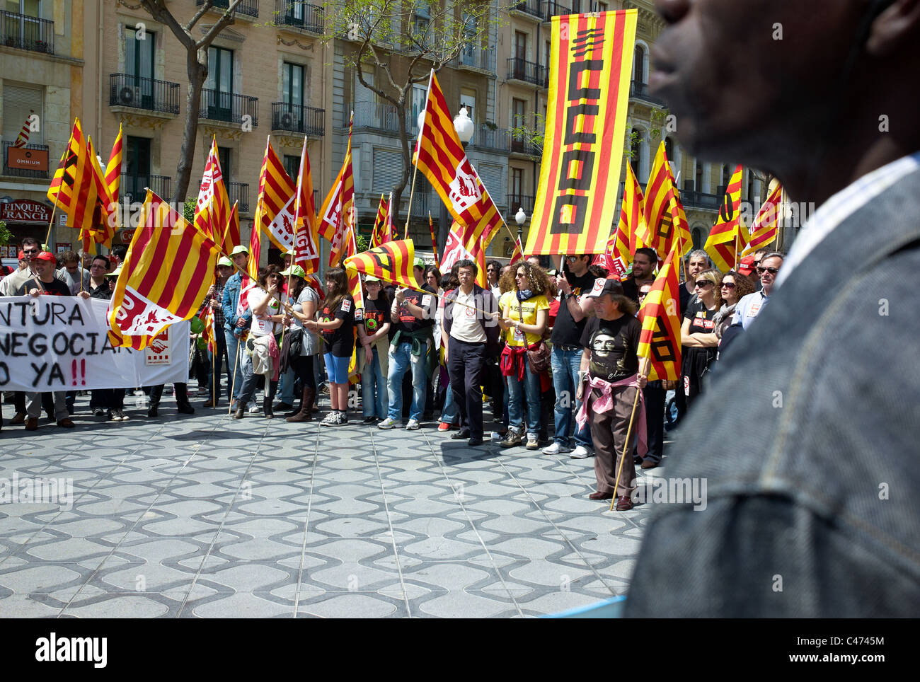 Day of The Workers, 1st of May, Spain Stock Photo - Alamy
