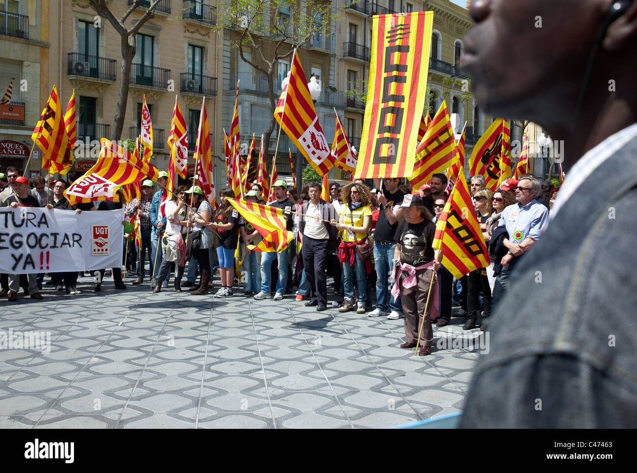 Day of The Workers, 1st of May, Spain Stock Photo - Alamy
