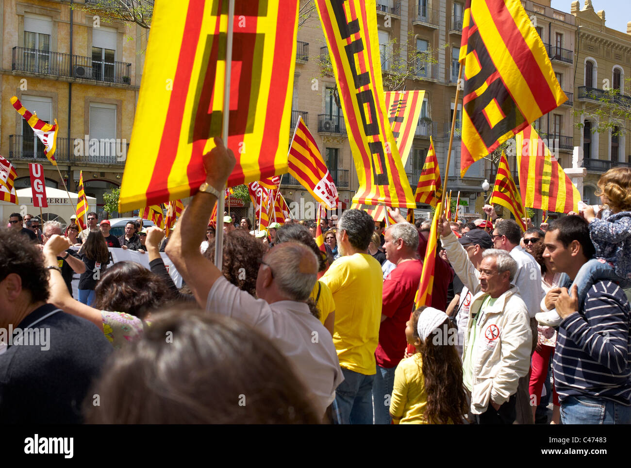 Day of The Workers, 1st of May, Spain Stock Photo - Alamy