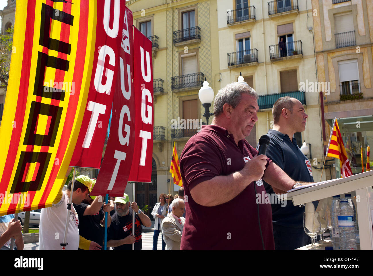 Day of The Workers, 1st of May, Spain Stock Photo - Alamy