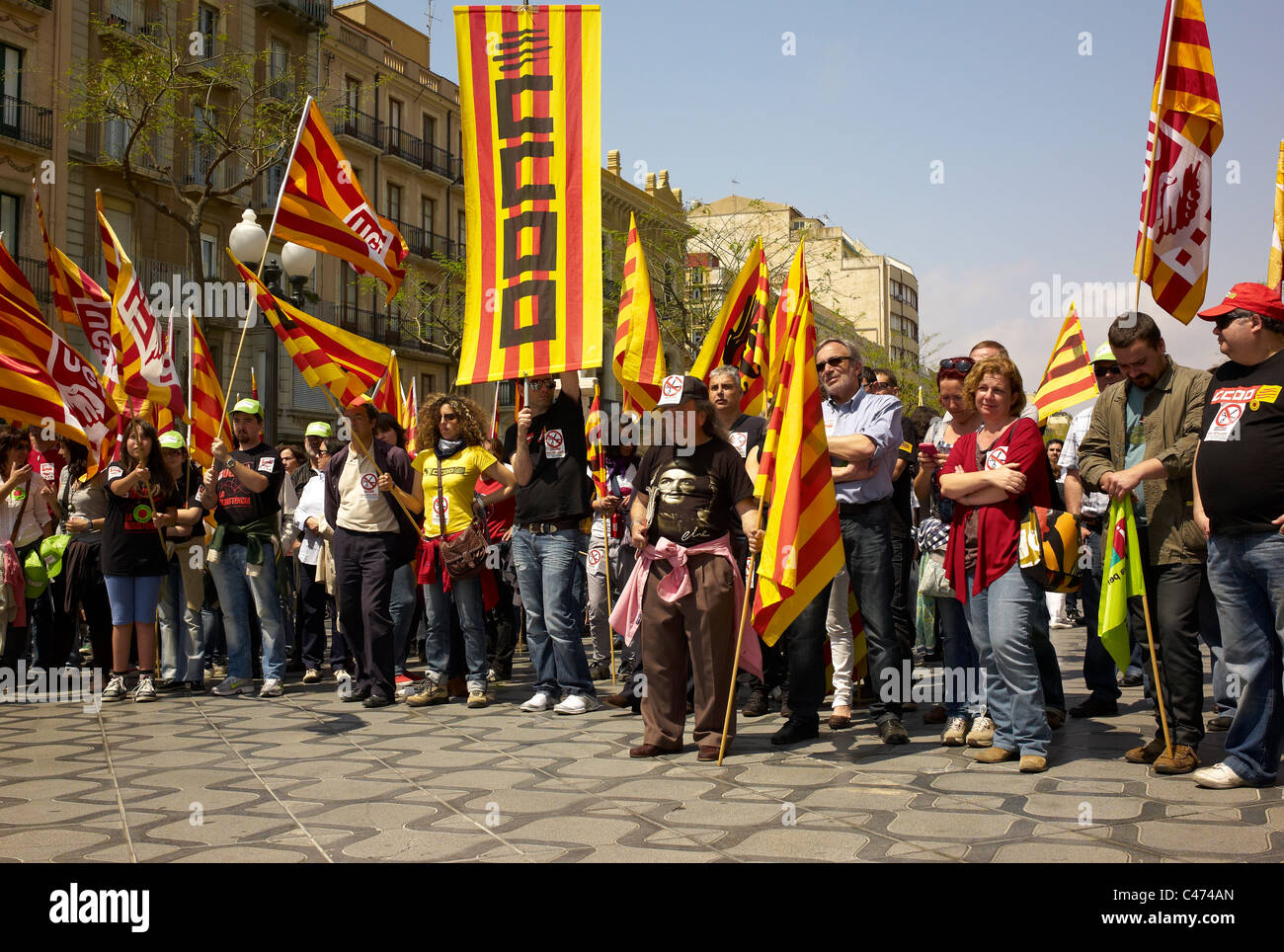 Day of The Workers, 1st of May, Spain Stock Photo - Alamy