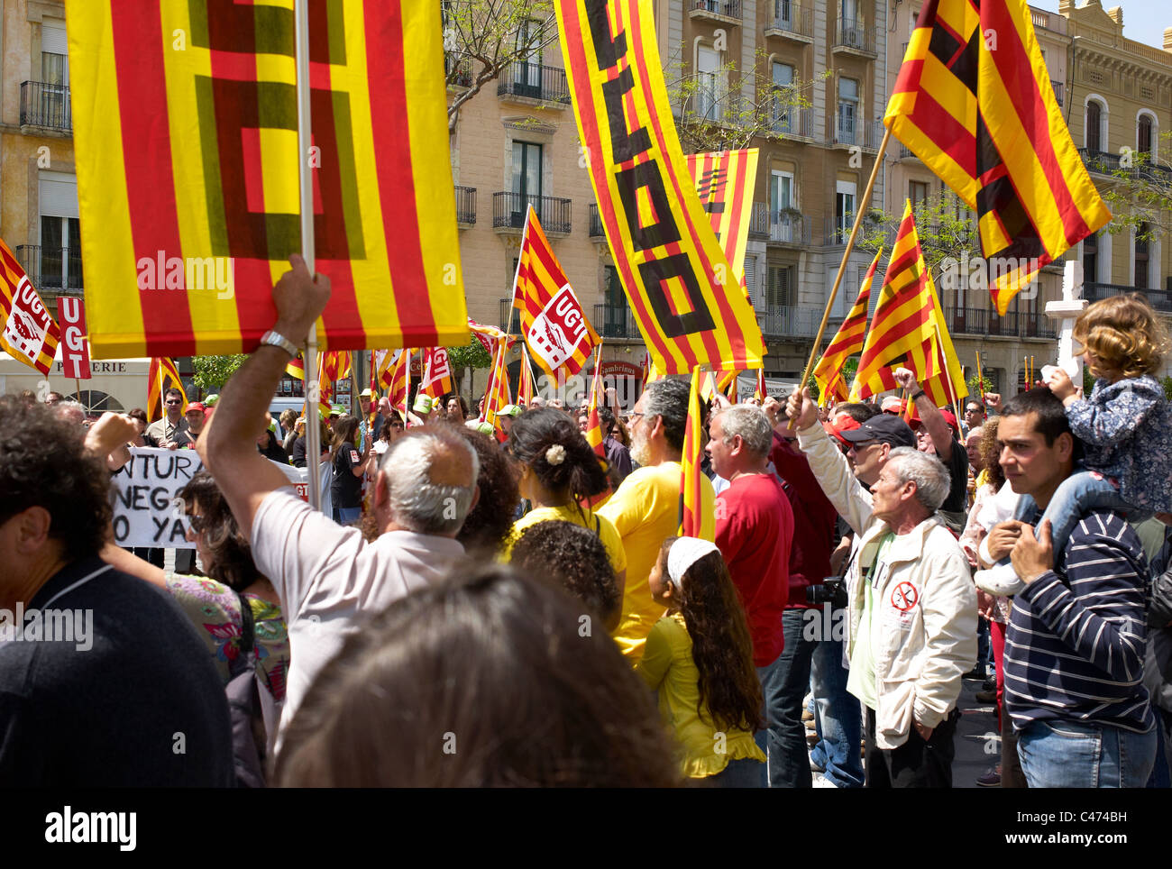 Day of The Workers, 1st of May, Spain Stock Photo - Alamy