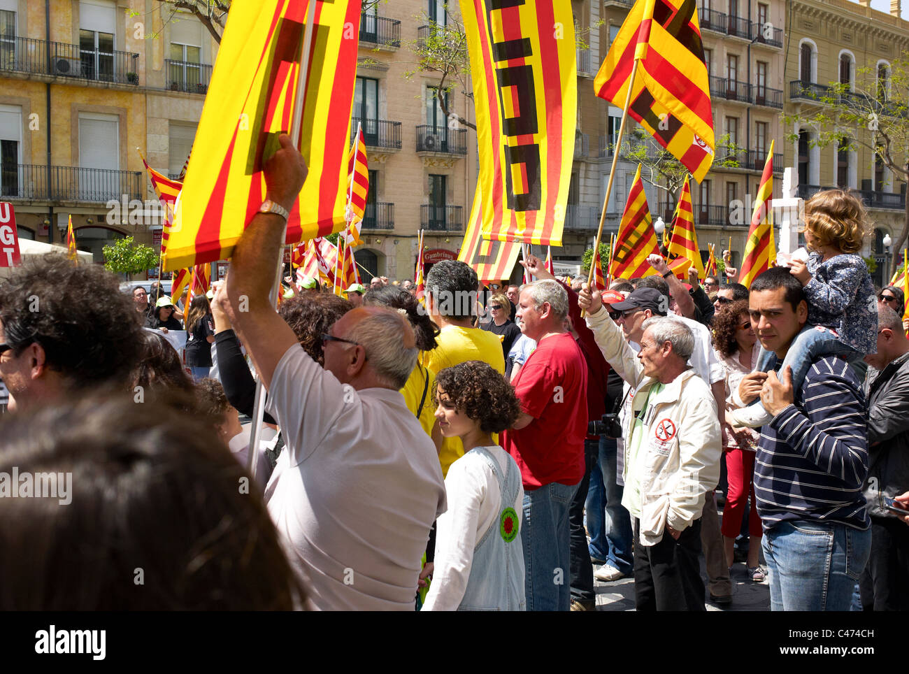 Day of The Workers, 1st of May, Spain Stock Photo - Alamy