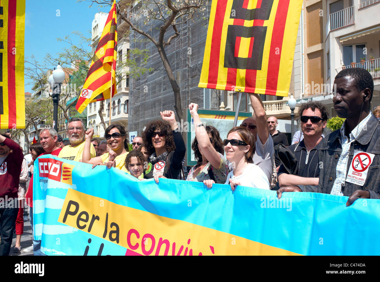 Day of The Workers, 1st of May, Spain Stock Photo - Alamy