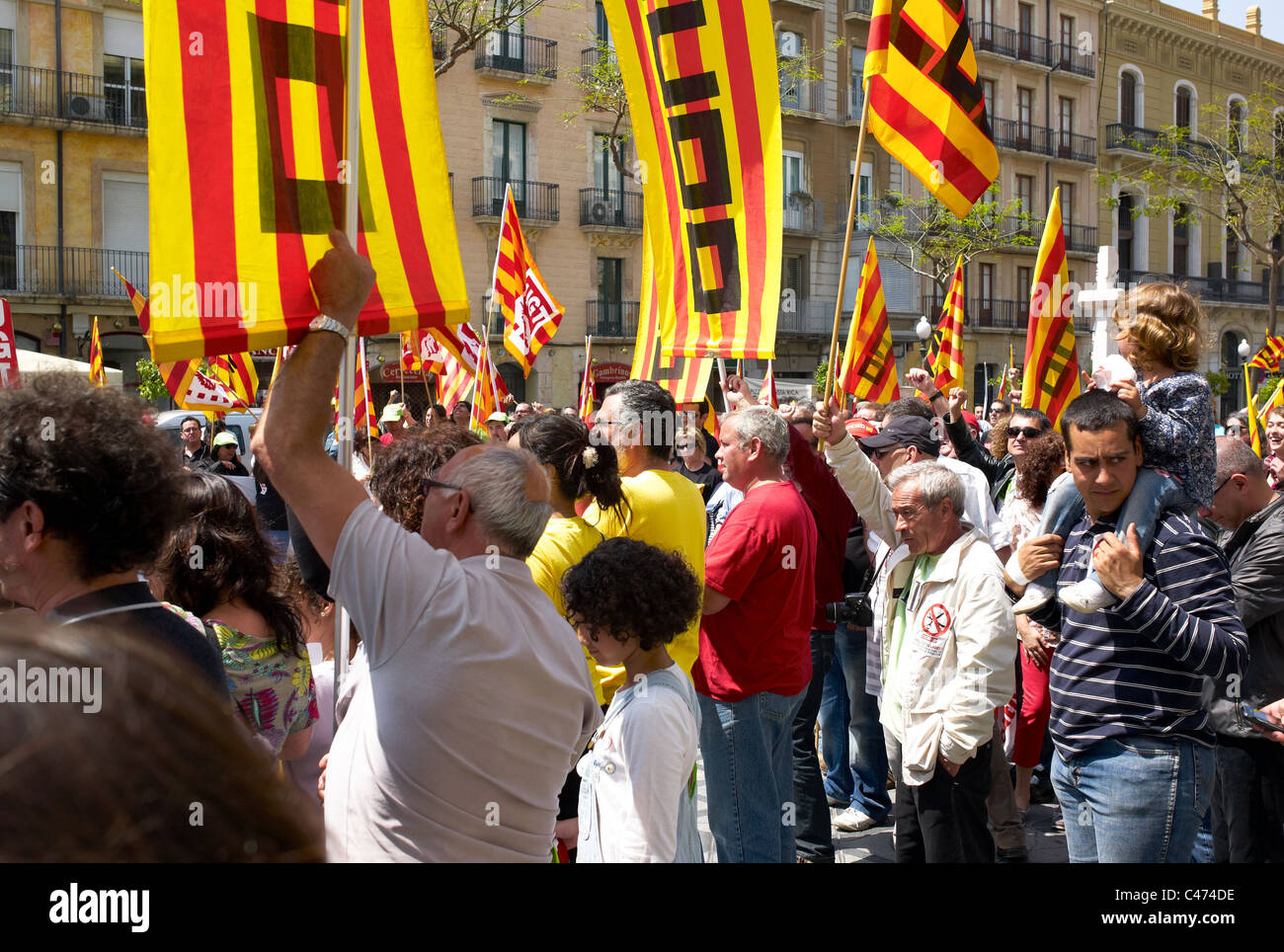 Day of The Workers, 1st of May, Spain Stock Photo - Alamy