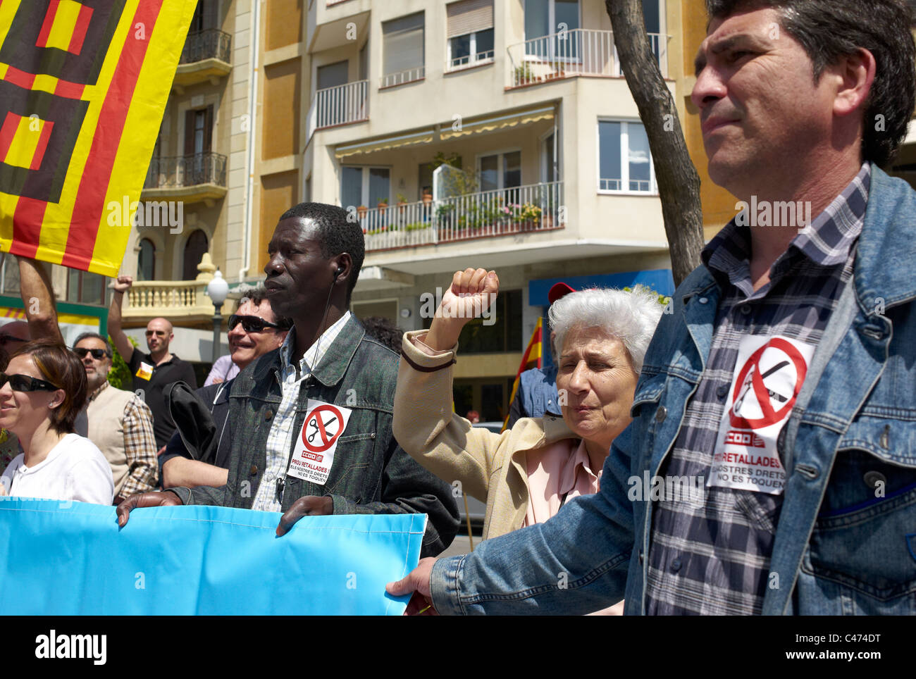 Day of The Workers, 1st of May, Spain Stock Photo - Alamy