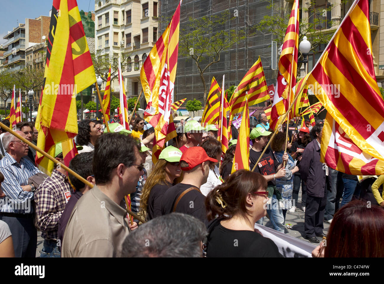 Day of The Workers, 1st of May, Spain Stock Photo - Alamy