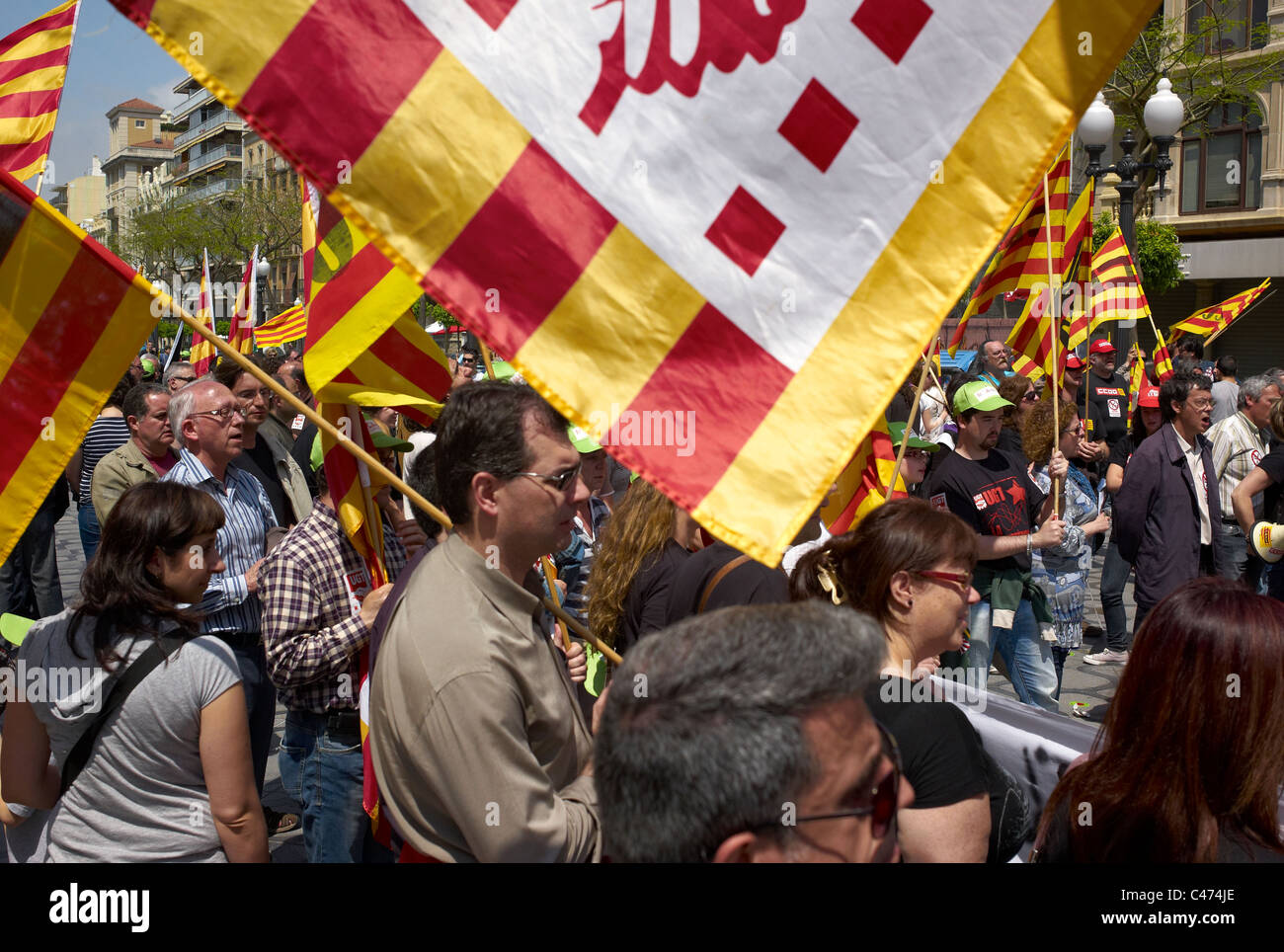 Day of The Workers, 1st of May, Spain Stock Photo - Alamy