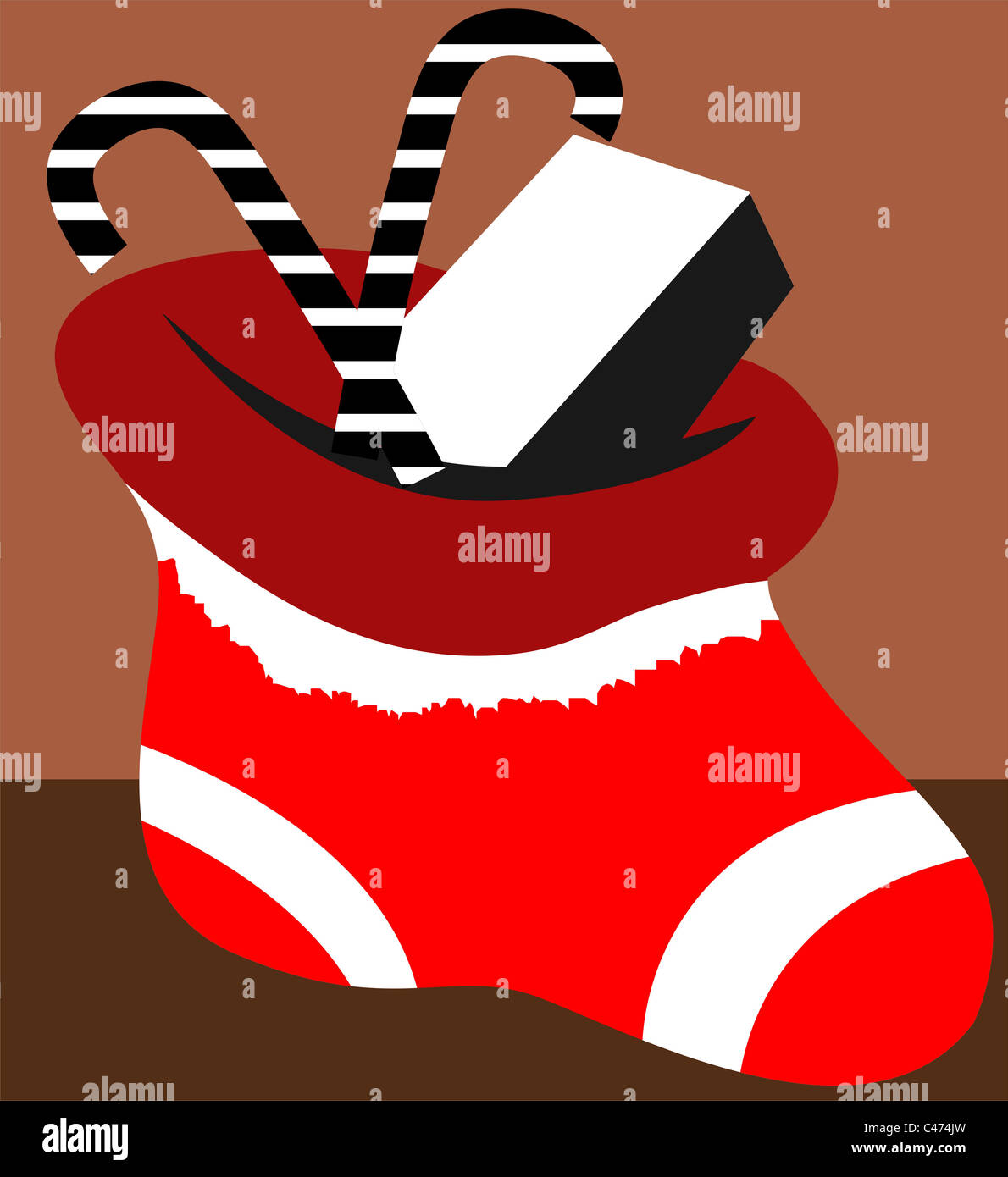 Santas socks hi-res stock photography and images - Alamy