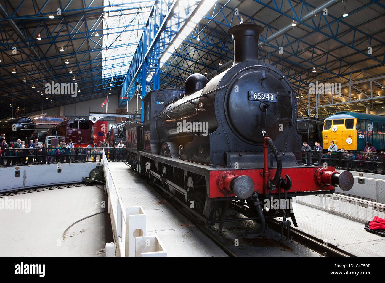 LNER: 65243 Class J36 'Maude' 0-6-0 Stirling on the turntable at the ...