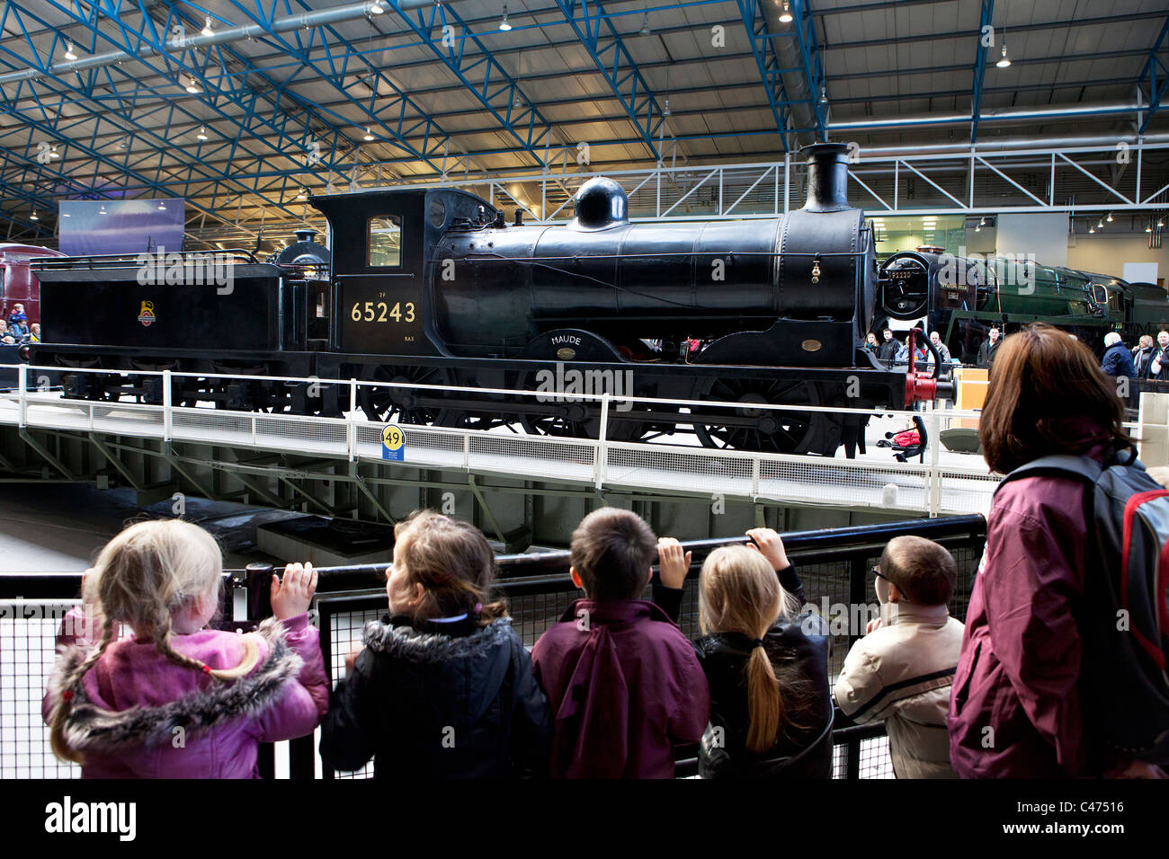 LNER: 65243 Class J36 'Maude' 0-6-0 Stirling on the turntable at the ...