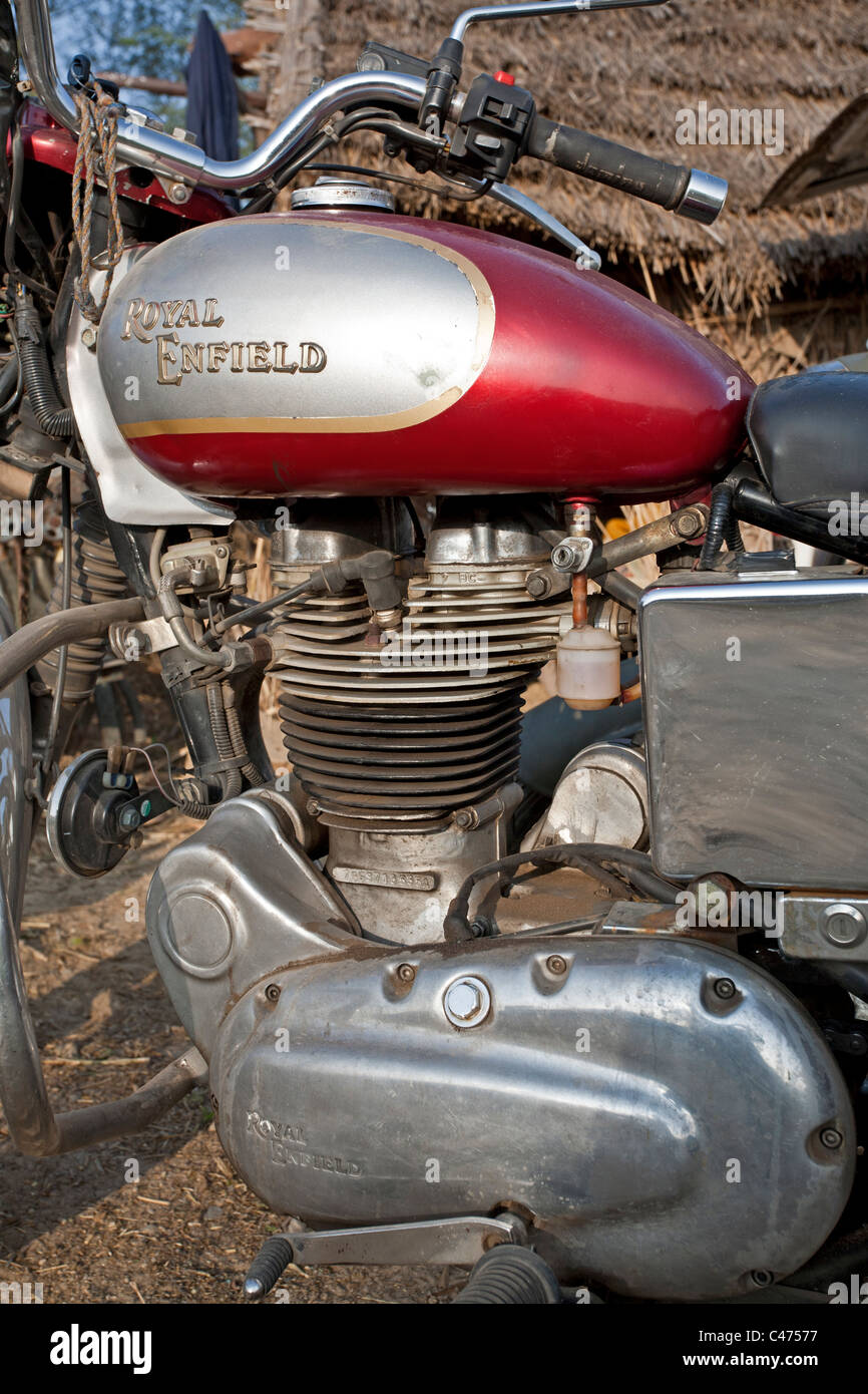 Royal Enfield motorcycle (Bullet). Rajasthan. India Stock Photo - Alamy