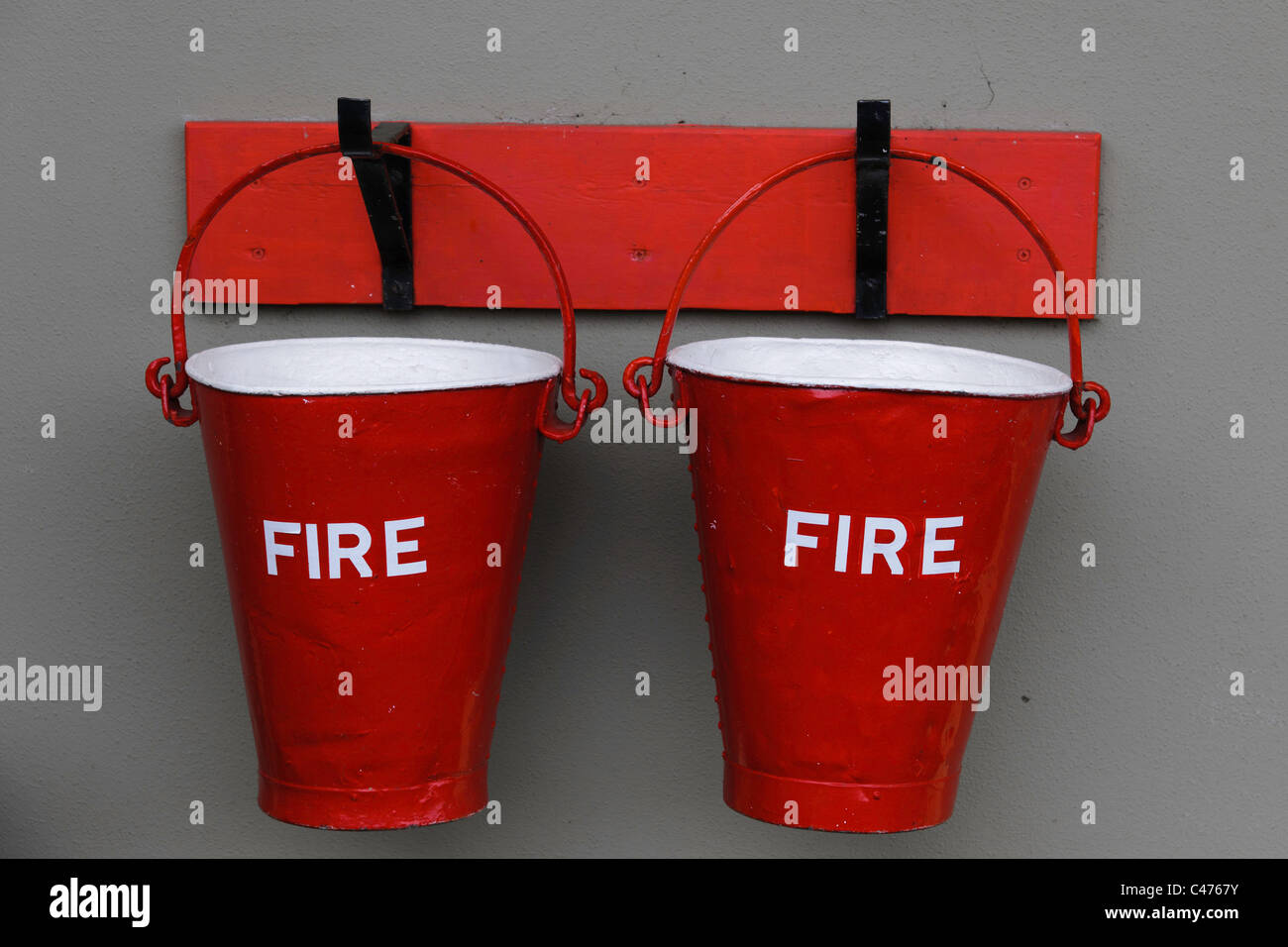 Railway fire buckets hi-res stock photography and images - Alamy