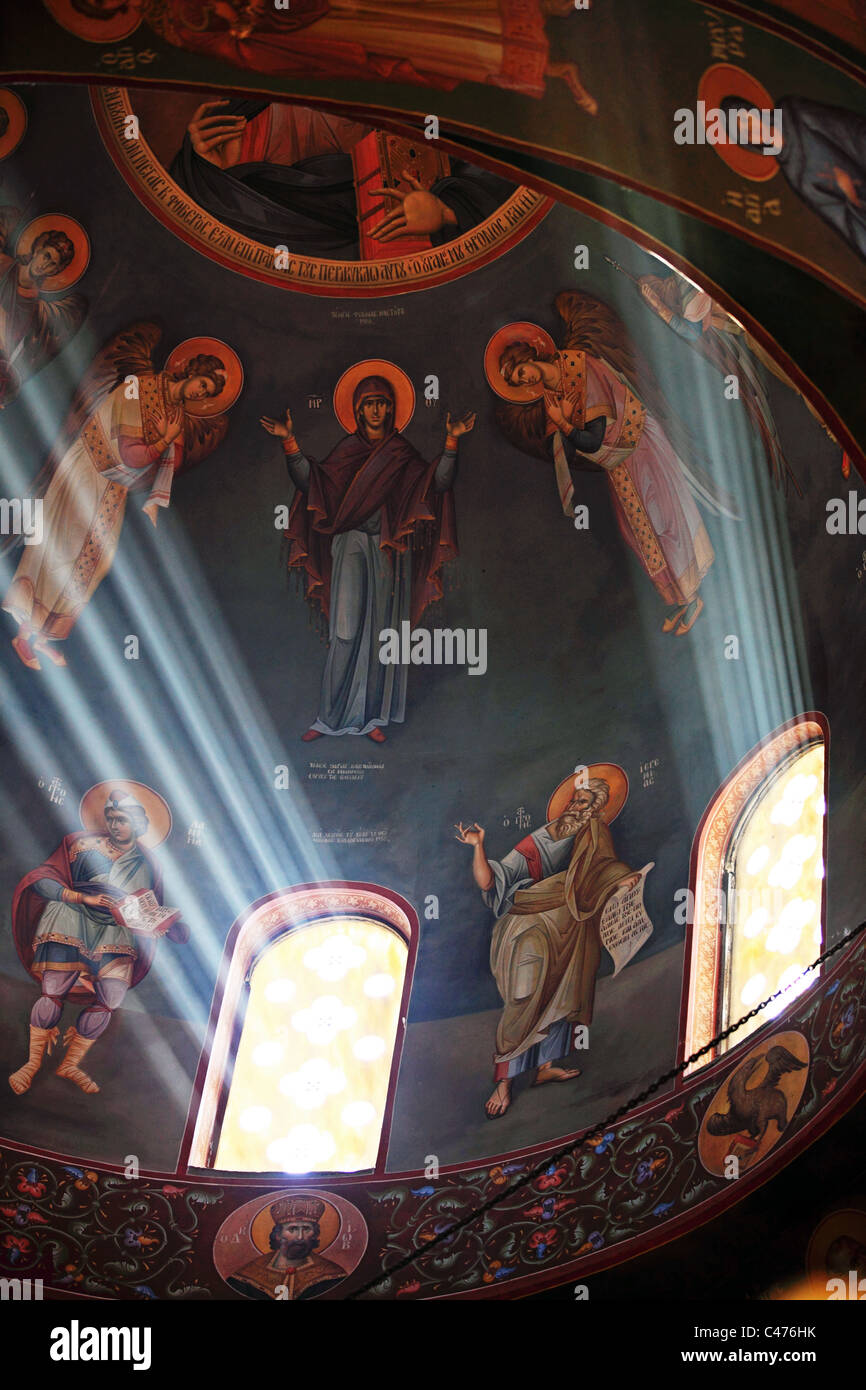 Greek orthodox christianity painting jesus hi-res stock photography and ...