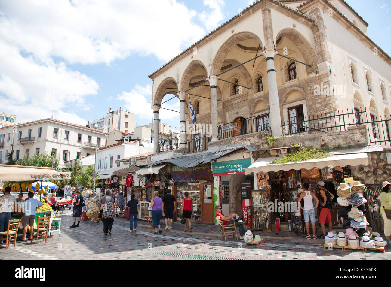 Monastiraki Square, Athens Greece Stock Photo - Alamy
