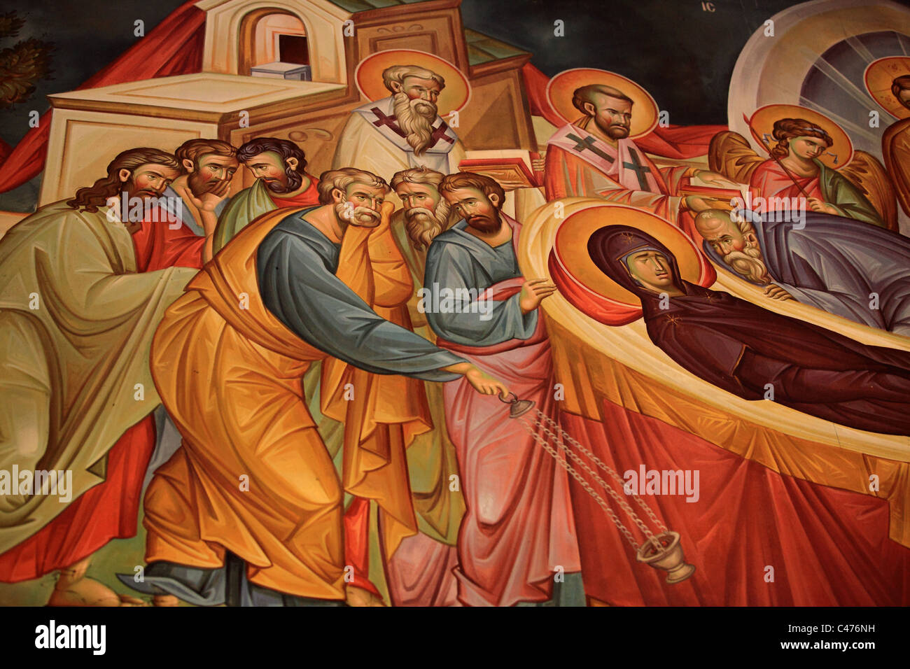Orthodox priest church painting hi-res stock photography and images - Alamy