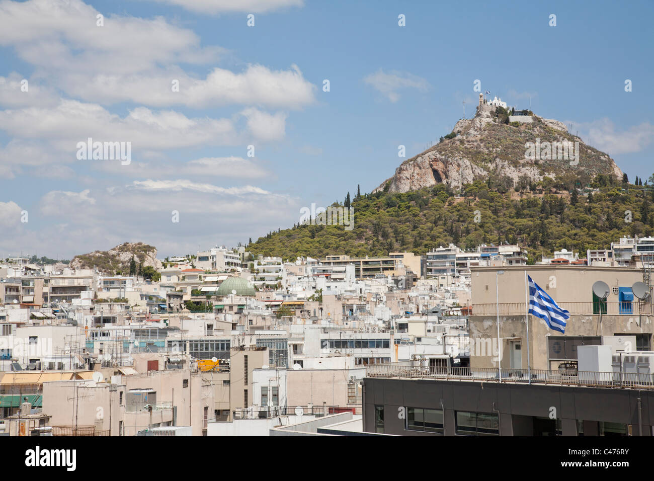 Lykavittos Hill, Athens Greece Stock Photo - Alamy