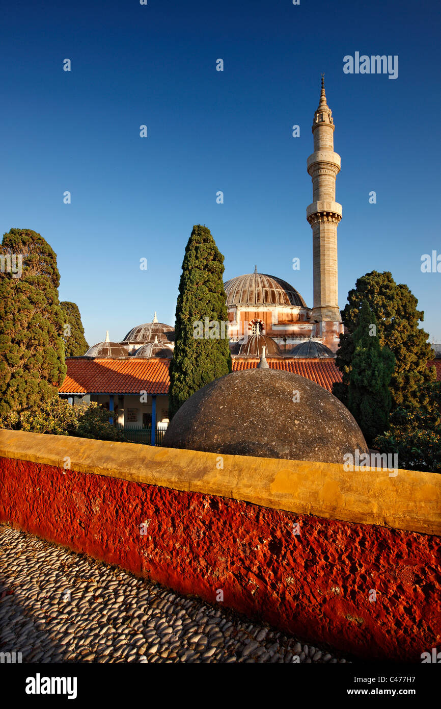 The mosque of Suleyman ("Suleymaniye") in the old, medieval part of ...