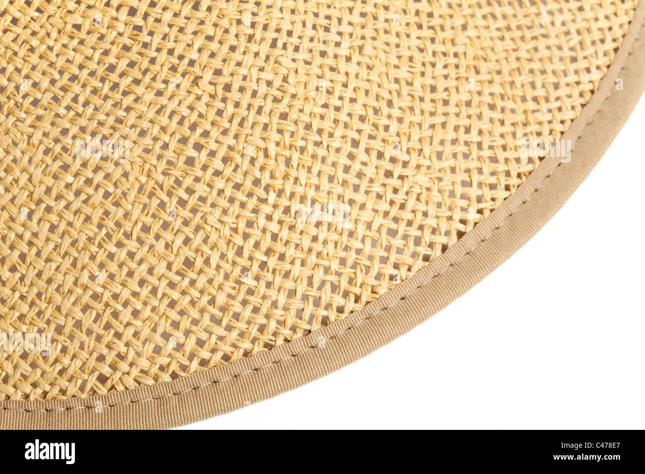 Straw Hat Close up shot Stock Photo - Alamy