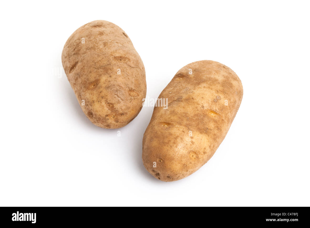 Russet Potato with white background Stock Photo - Alamy